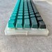 Gradient Green Keycap Set, OEM Profile, Shine-through, PBT, Cherry MX ...
