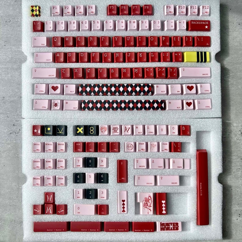 Hunter X Hunter Keycap Set, Cherry Profile - Etsy