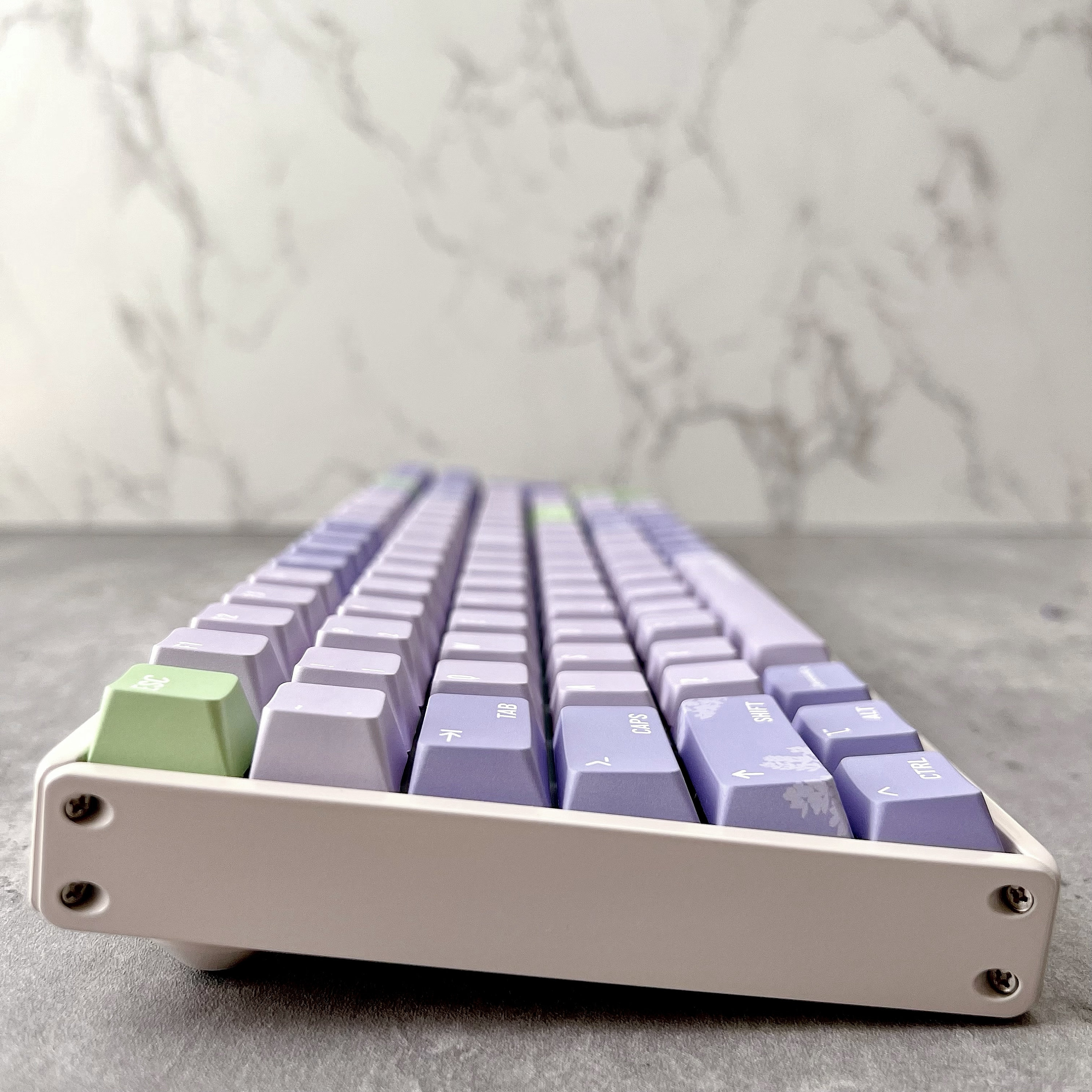 Lavender Keycap Set, Cherry Profile, PBT, Cherry MX Stem, Dye-sub ...