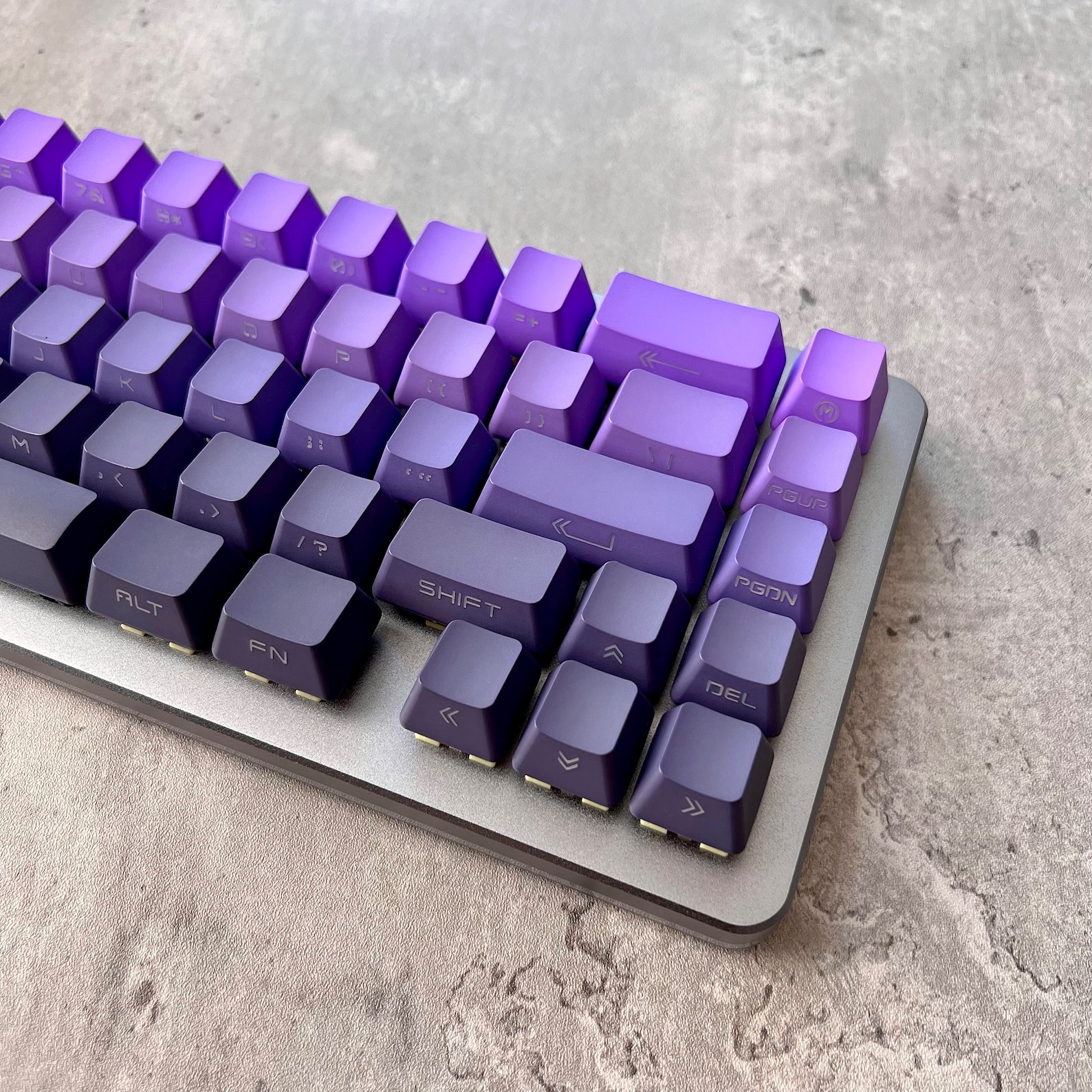 Gradient Purple Side-printed Keycap Set OEM Profile - Etsy