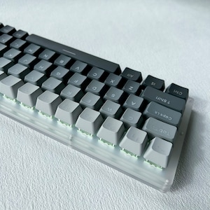 Gradient Shadow Keycap Set, OEM Profile, Shine-through, PBT, Cherry MX ...
