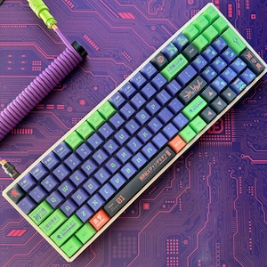 Eva Unit-01 Keycap Set, Cherry Profile - Etsy