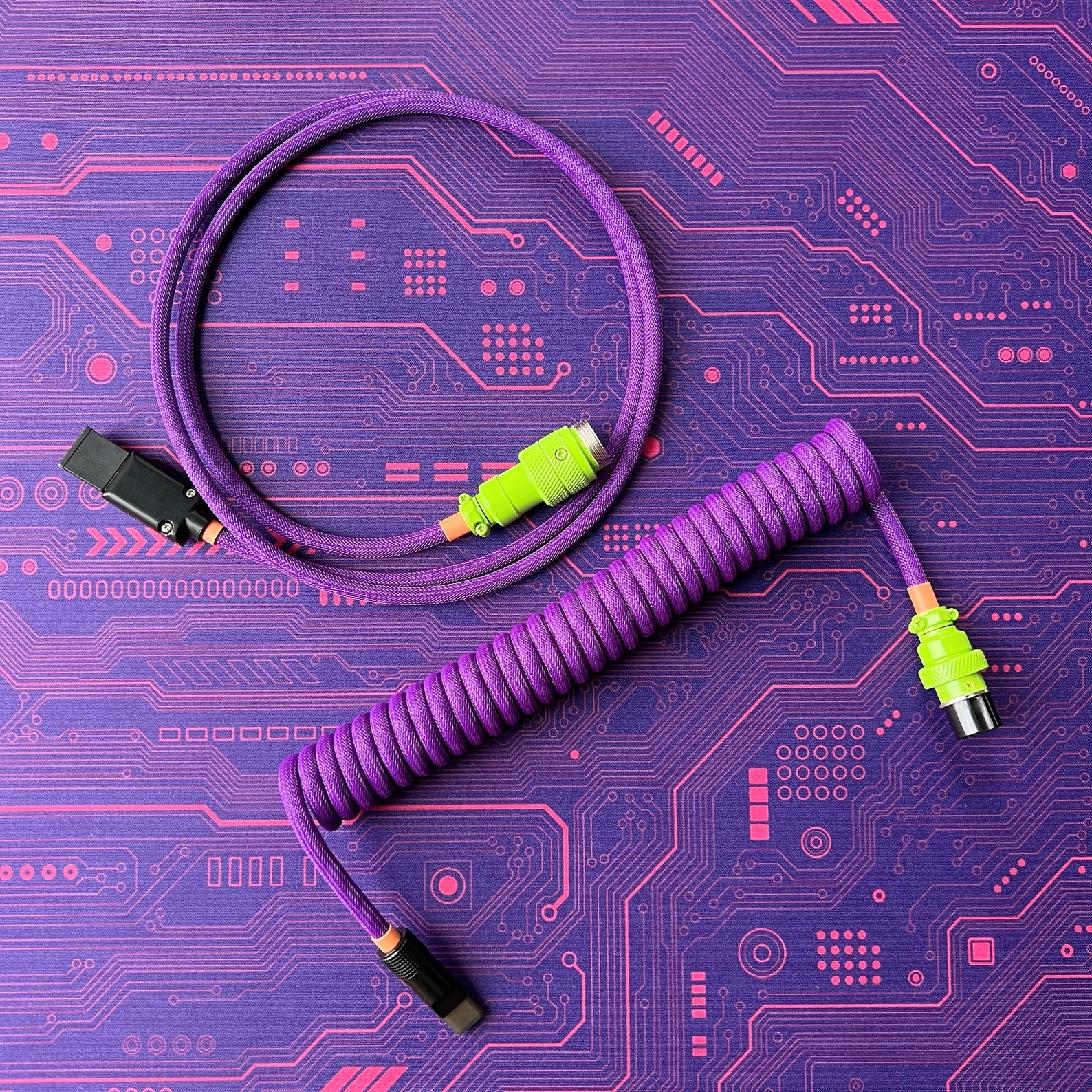 Eva Unit-01 Keycap Set Cherry Profile Coiled Cable Option - Etsy
