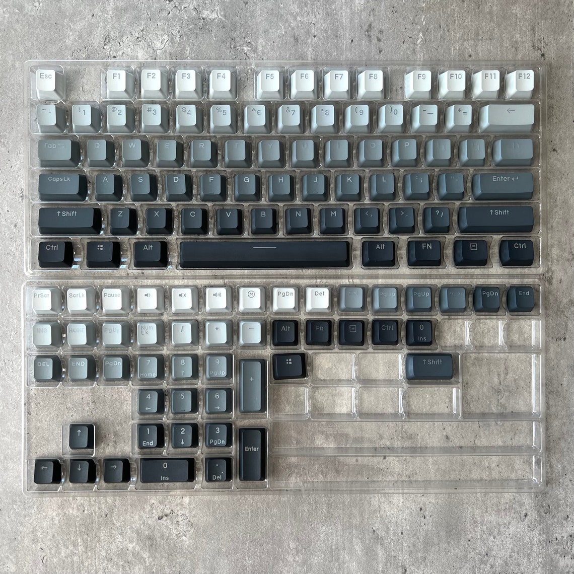 Gradient Shadow Keycap Set OEM Profile Shine-through PBT - Etsy