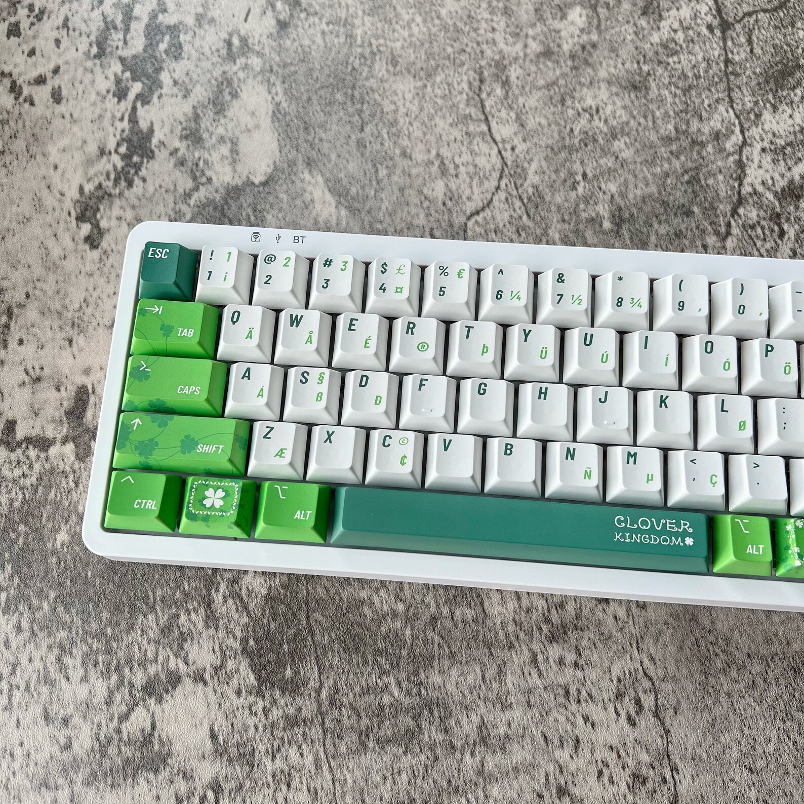 Clover Kingdom Keycap Set Cherry Profile Cute Art PBT - Etsy