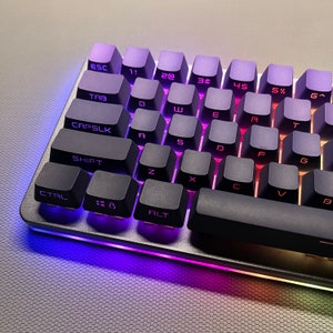 Gradient Purple Side-printed Keycap Set OEM Profile - Etsy