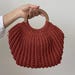 PATTERNS: Crochet Bag Boho Handle Knitted Midi Summer Hand Bag Aestetic ...