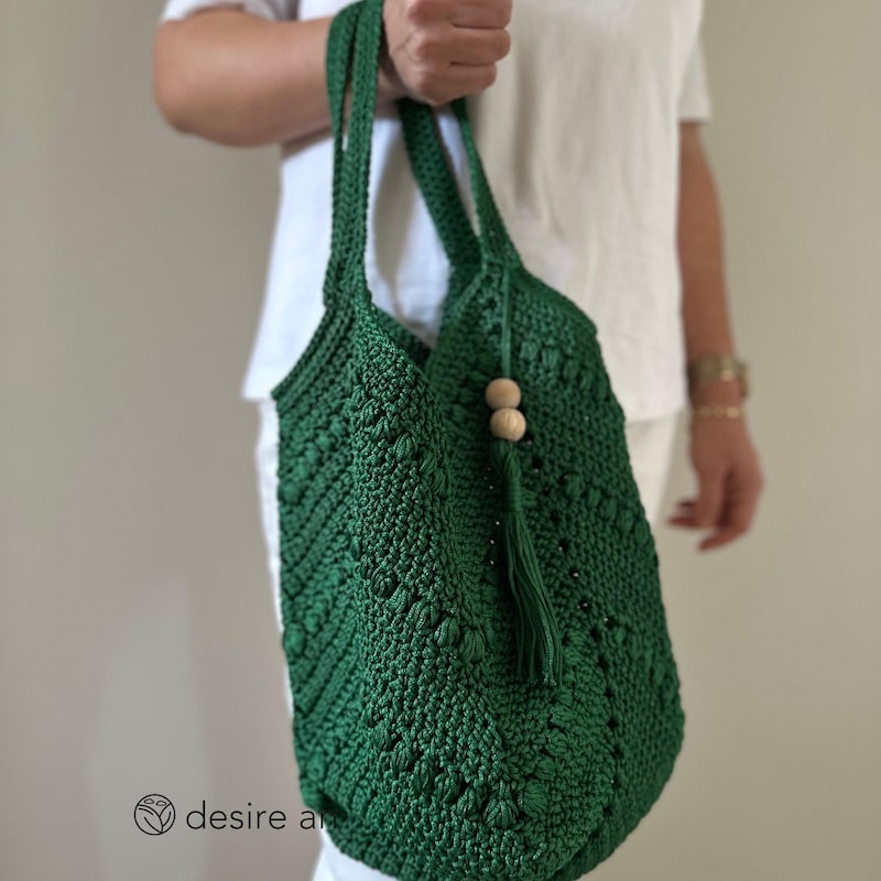 Macrame Cord Tote Pattern - Etsy