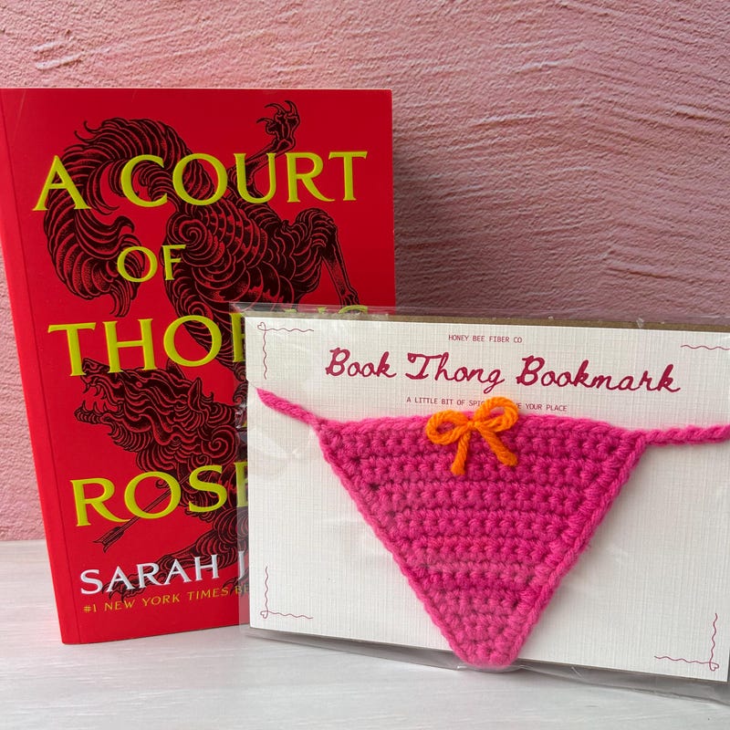 Fantasy Book Thong Bookmark - Etsy