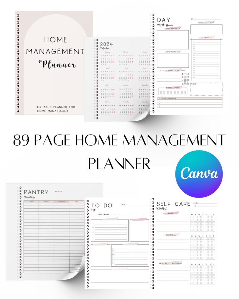 PLR Adhd Planner, Editable ADHD Planner, ADHD Digital Planner, Adult ...