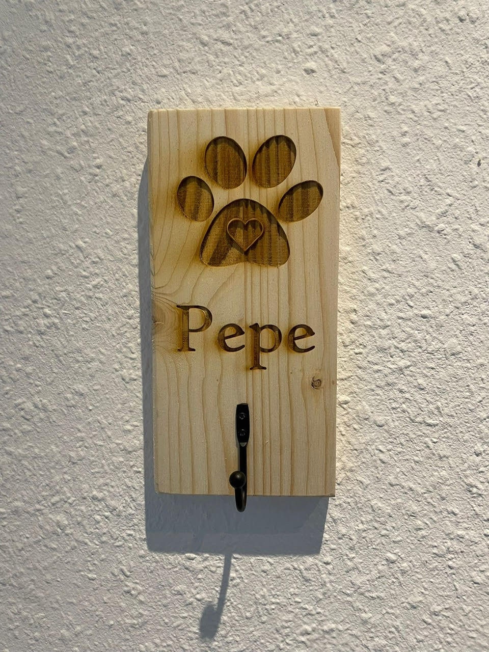 Dog Coat Rack for Leash Etc. Personalized - Leash Parking in Different ...