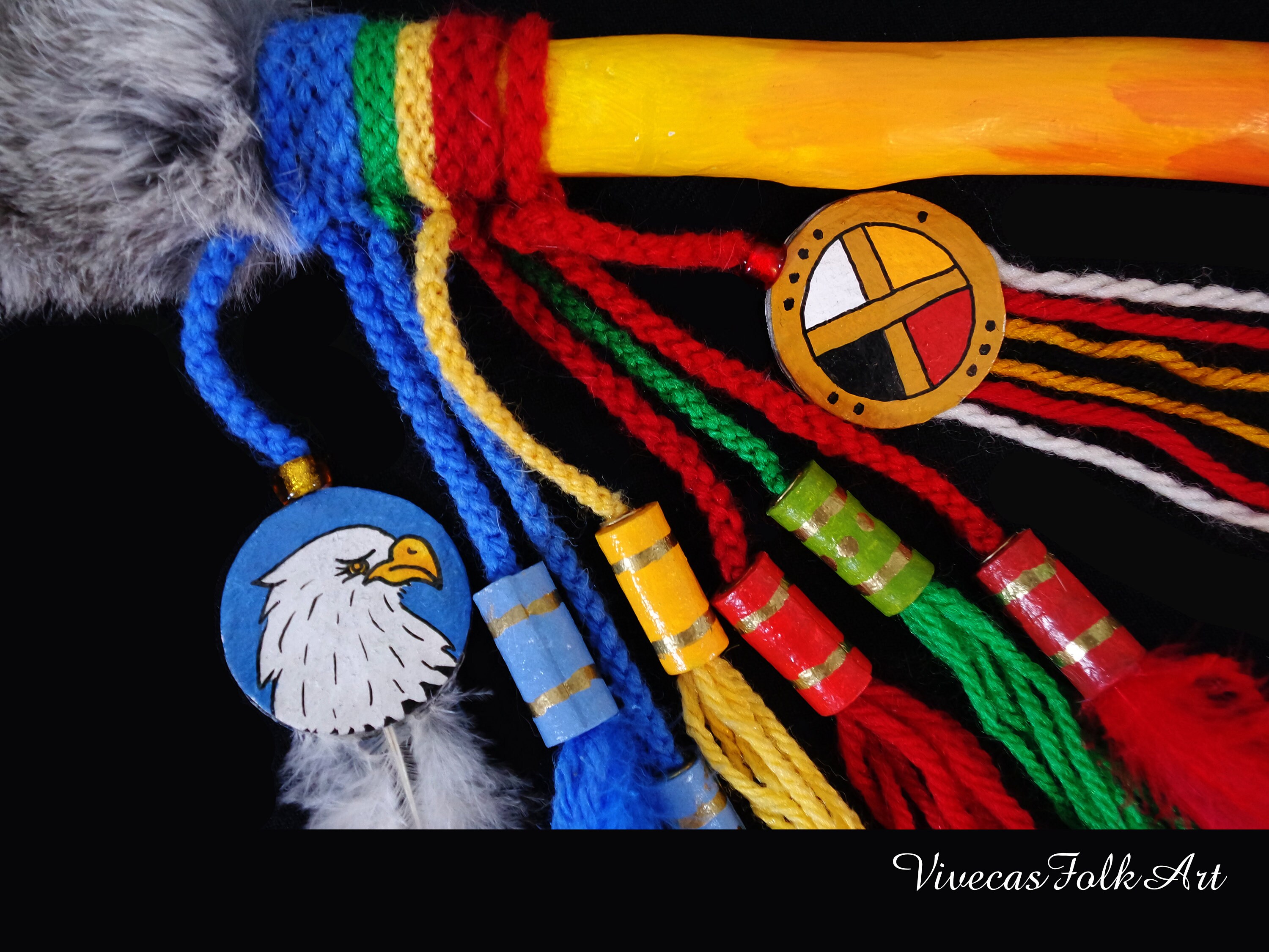 Talking Stick Ceremonial Communication Tool Magical Wand Boho Decor 43. ...