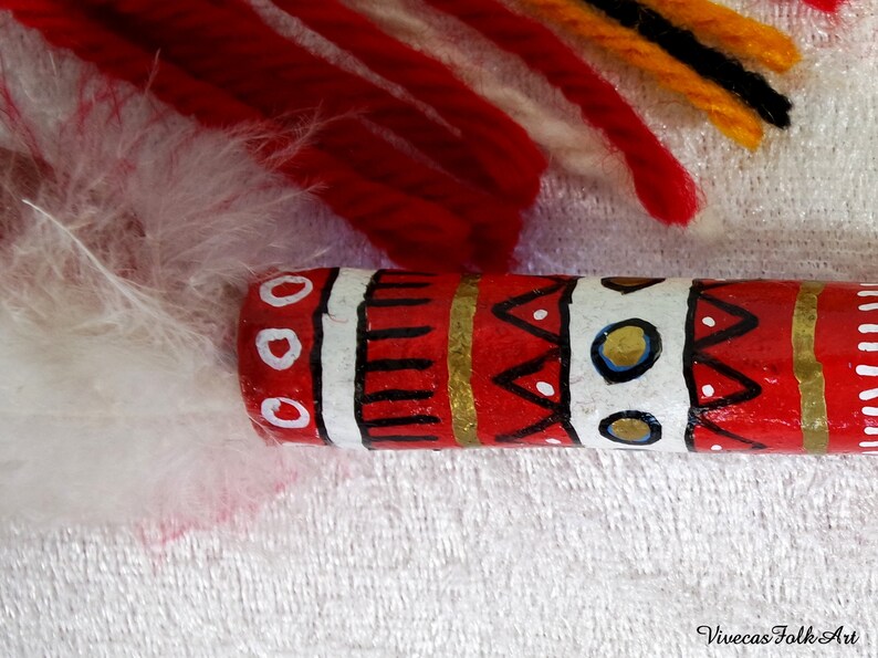 Talking Stick With Answering Feather, Ceremonial Communication Tool ...
