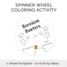 Boredom Buster Spinner Wheel Craft - 10 Activity Ideas for Kids - Etsy