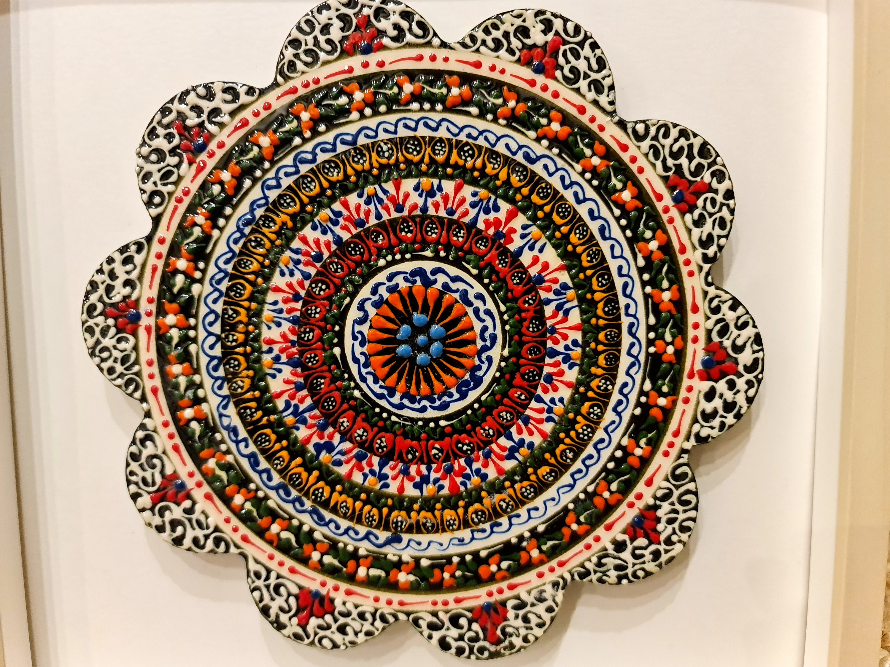 Hanging Ceramic Tiles on Wall Ceramic Wall Art Tiles Home | Etsy