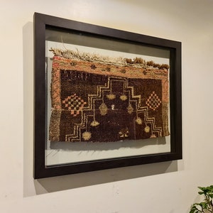 Dark Brown Aesthetic Rug Wall Decor, Ethnic Motif Fabric Textile Woven ...