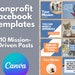 NONPROFIT FACEBOOK TEMPLATES - Canva Template, Editable, Nonprofit ...