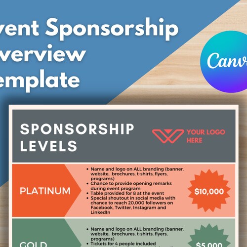EVENT SPONSORSHIP OVERVIEW Template Canva Template - Etsy EVENT SPONSORSHIP OVERVIEW Template Canva Template - Etsy