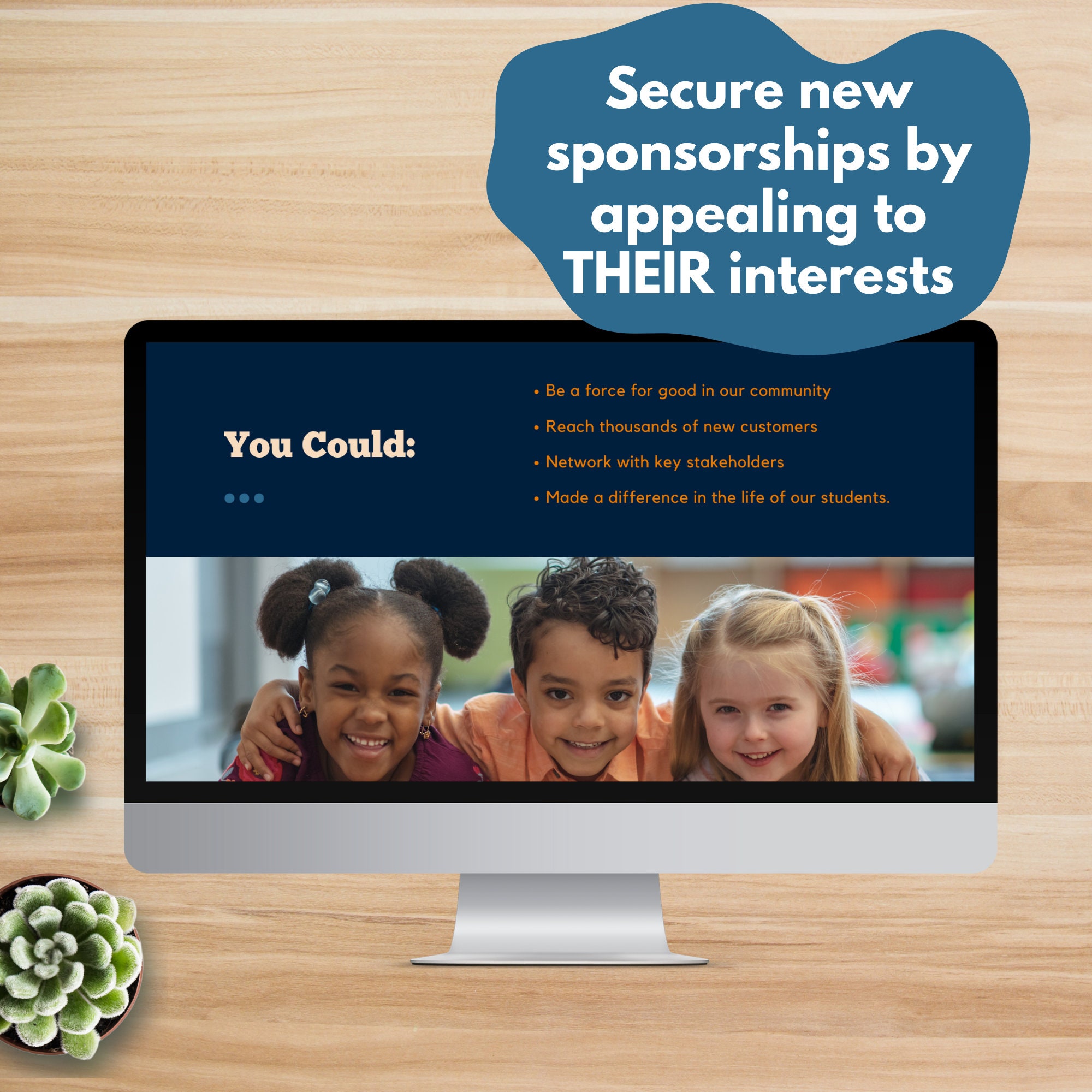 SPONSOR PITCH DECK - Canva Template, Fundraising Event Template, Event ...