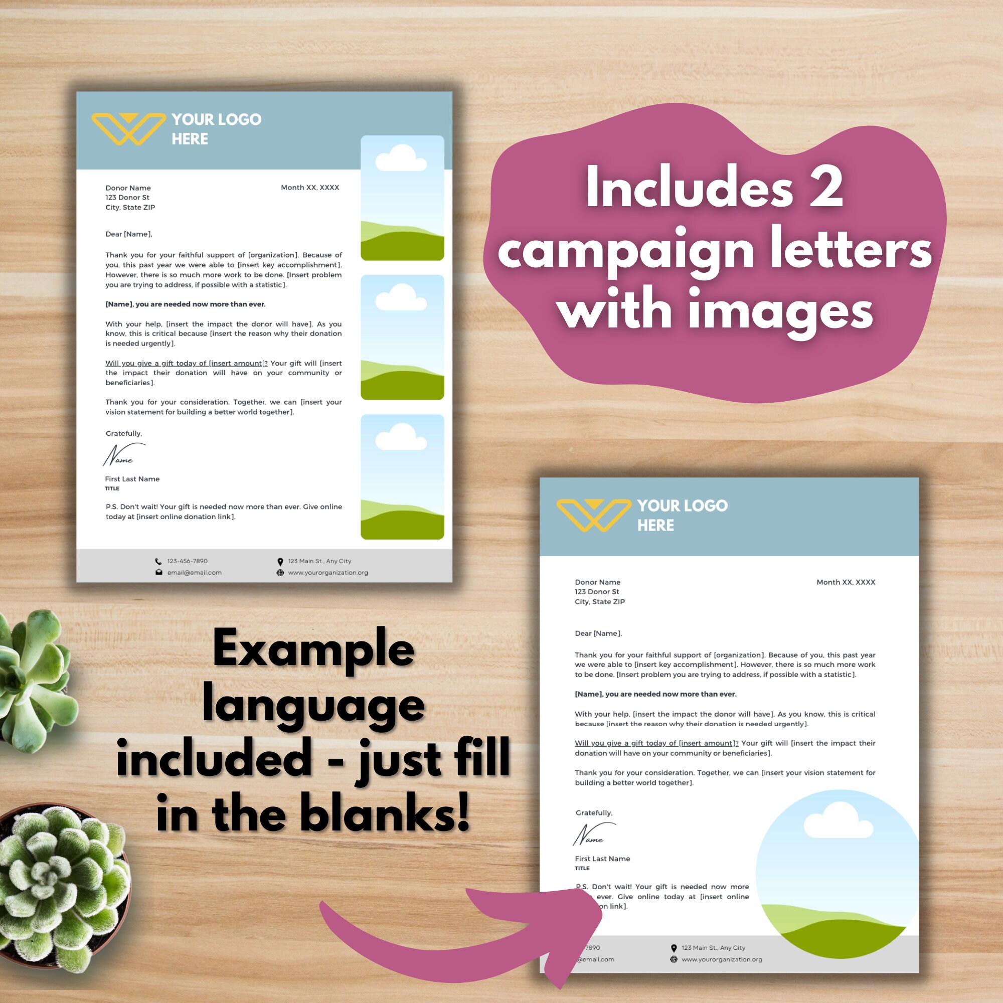 Fundraising campaign package templates — NonProfit Life