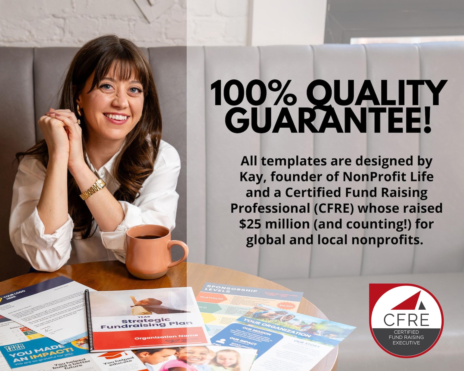 Editable Nonprofit Pledge Card Template: Canva Design, Fundraising ...