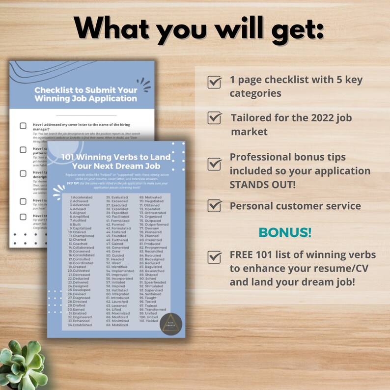 JOB APPLICATION CHECKLIST Printable, Nonprofit Job Application ...
