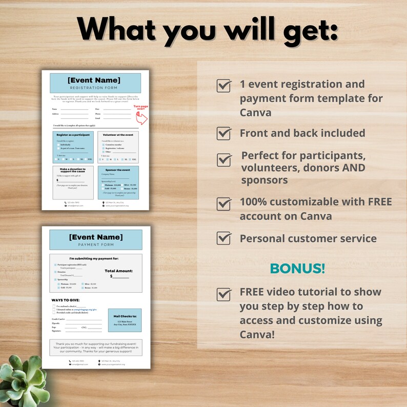 EVENT REGISTRATION FORM Template - Participant Registration, Volunteer ...