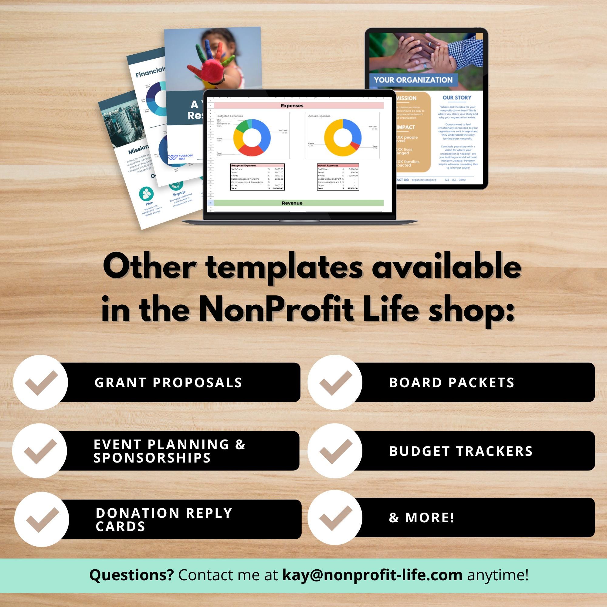 BOARD MEETING PACKET Template - Board of Directors, Nonprofit Template ...