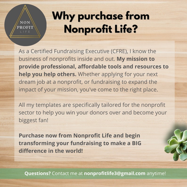 NONPROFIT FUNDRAISING PLAN Template Canva Strategic - Etsy