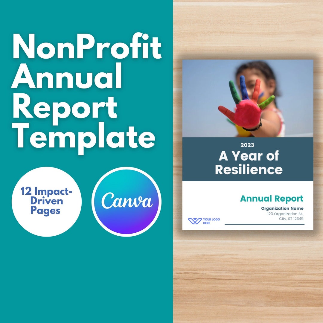 NONPROFIT ANNUAL REPORT Template - Canva Template, Editable, End of ... NONPROFIT ANNUAL REPORT Template - Canva Template, Editable, End of ...
