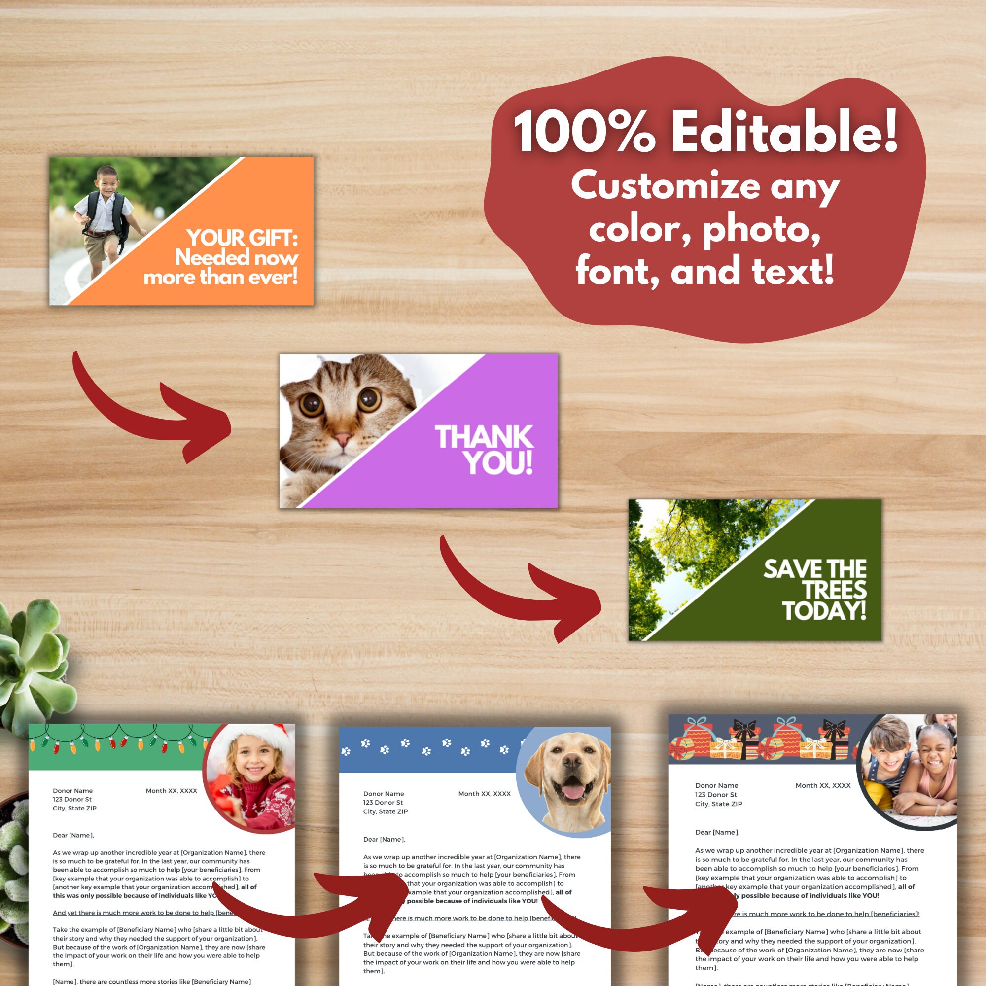 HOLIDAY FUNDRAISING PACKAGE End of Year Campaign, Year End Solicitation ...