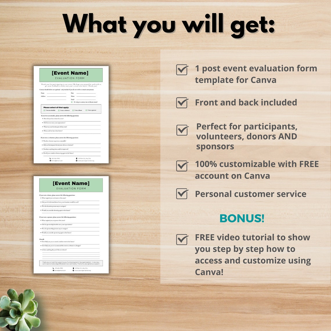 POST-EVENT EVALUATION Form Template Participant Evaluation Form ...