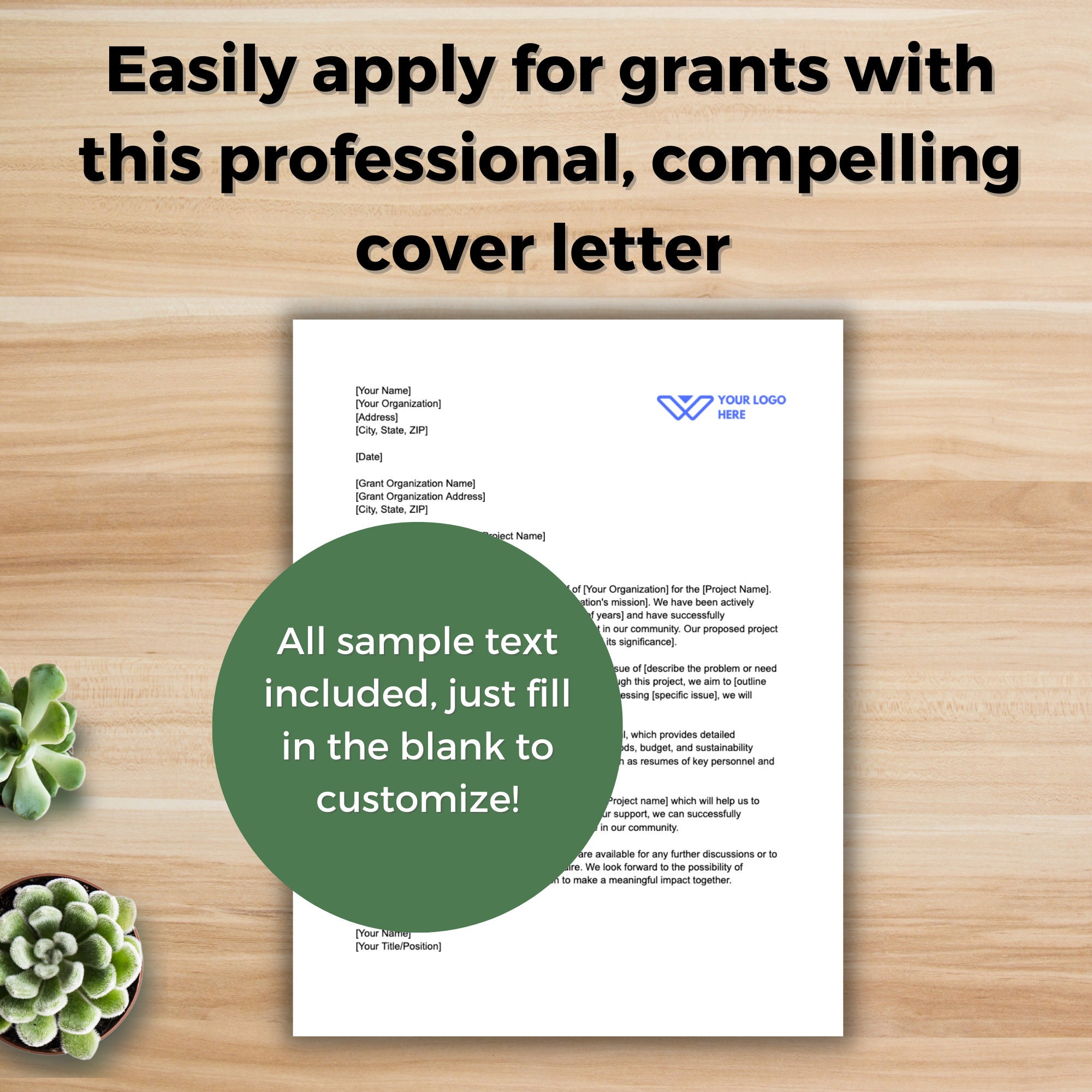 Grant Cover Letter Sample