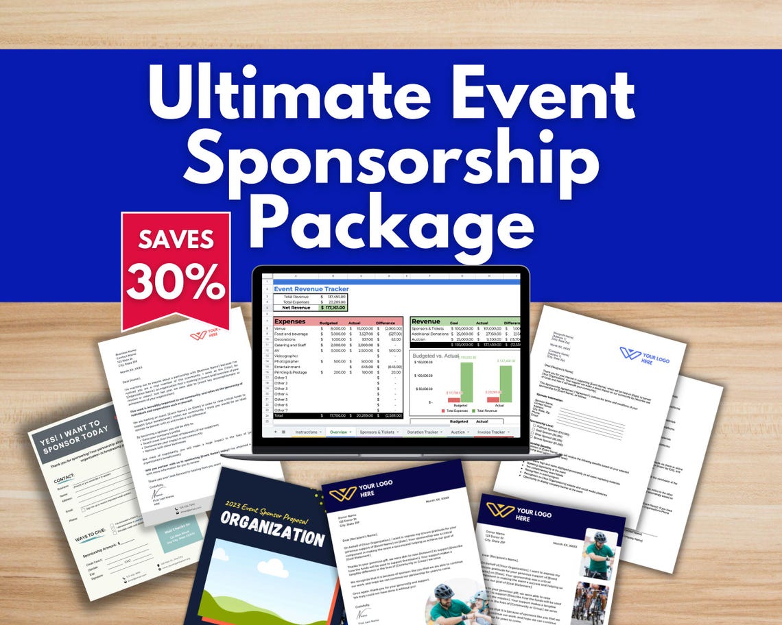 Event Sponsorship Template Bundle: Proposal, Tracker, Agreement (canva ...