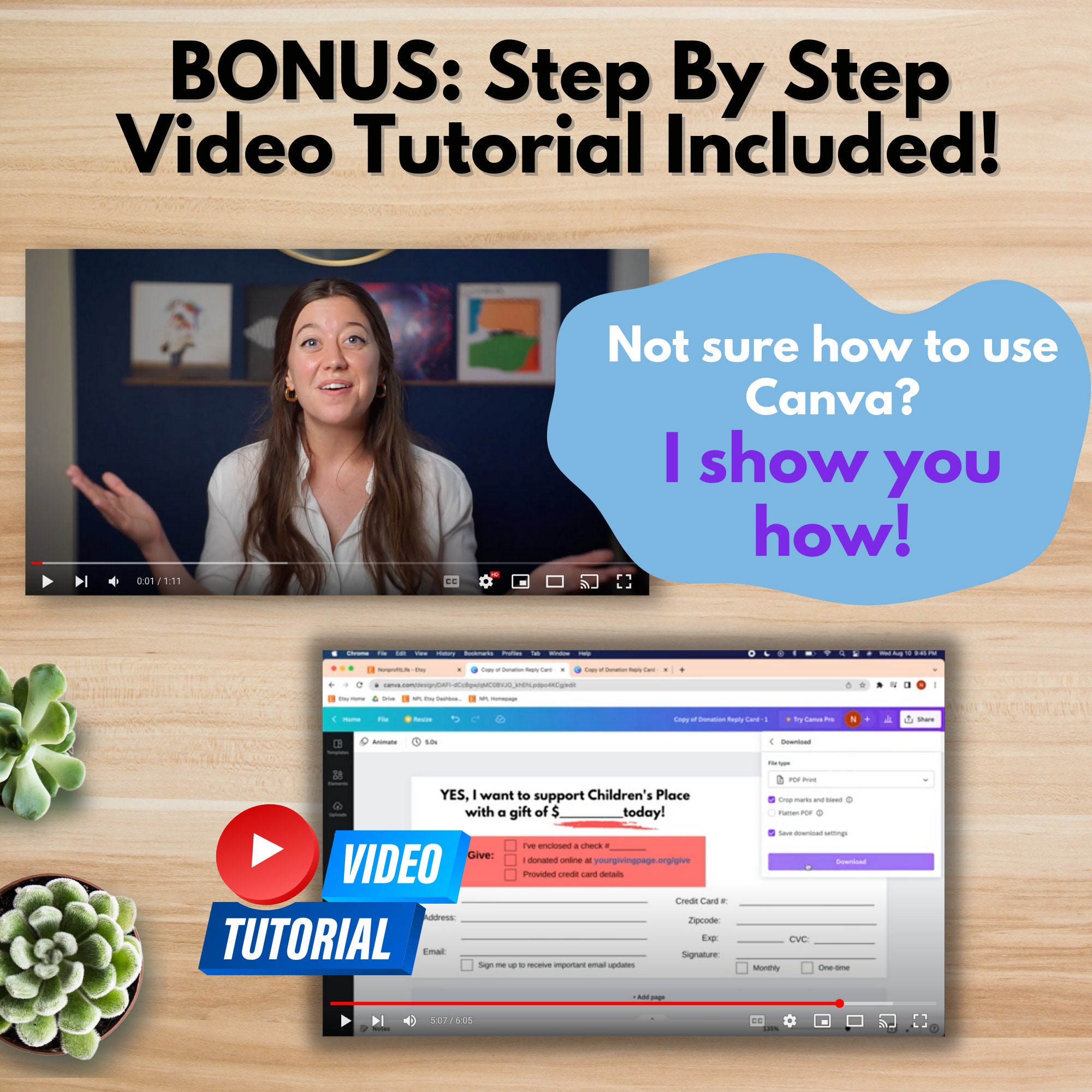 DIRECT MAIL PACKAGE - Nonprofit Template, Canva Template, Solicitation ...