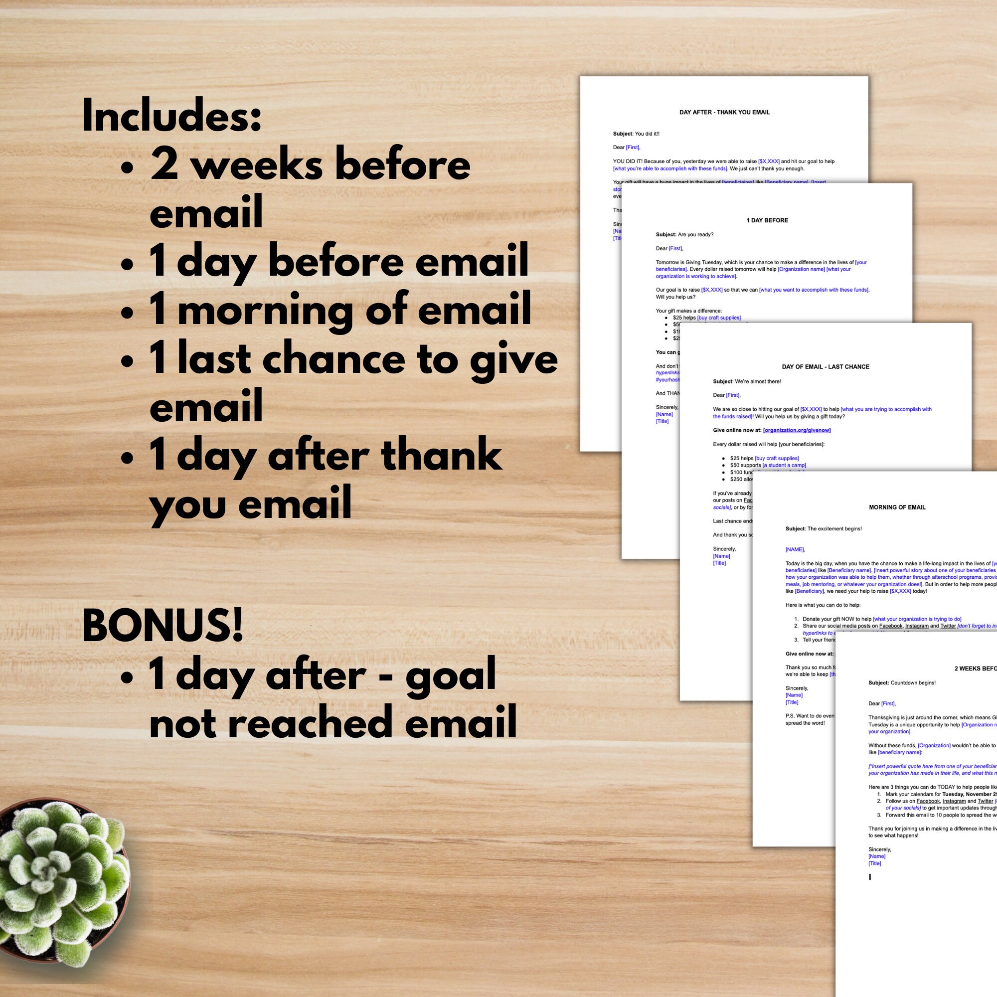Giving Tuesday Email Templates — NonProfit Life