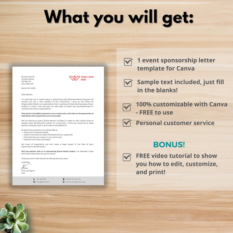 EVENT SPONSORSHIP LETTER Template Canva Template Event - Etsy EVENT SPONSORSHIP LETTER Template Canva Template Event - Etsy