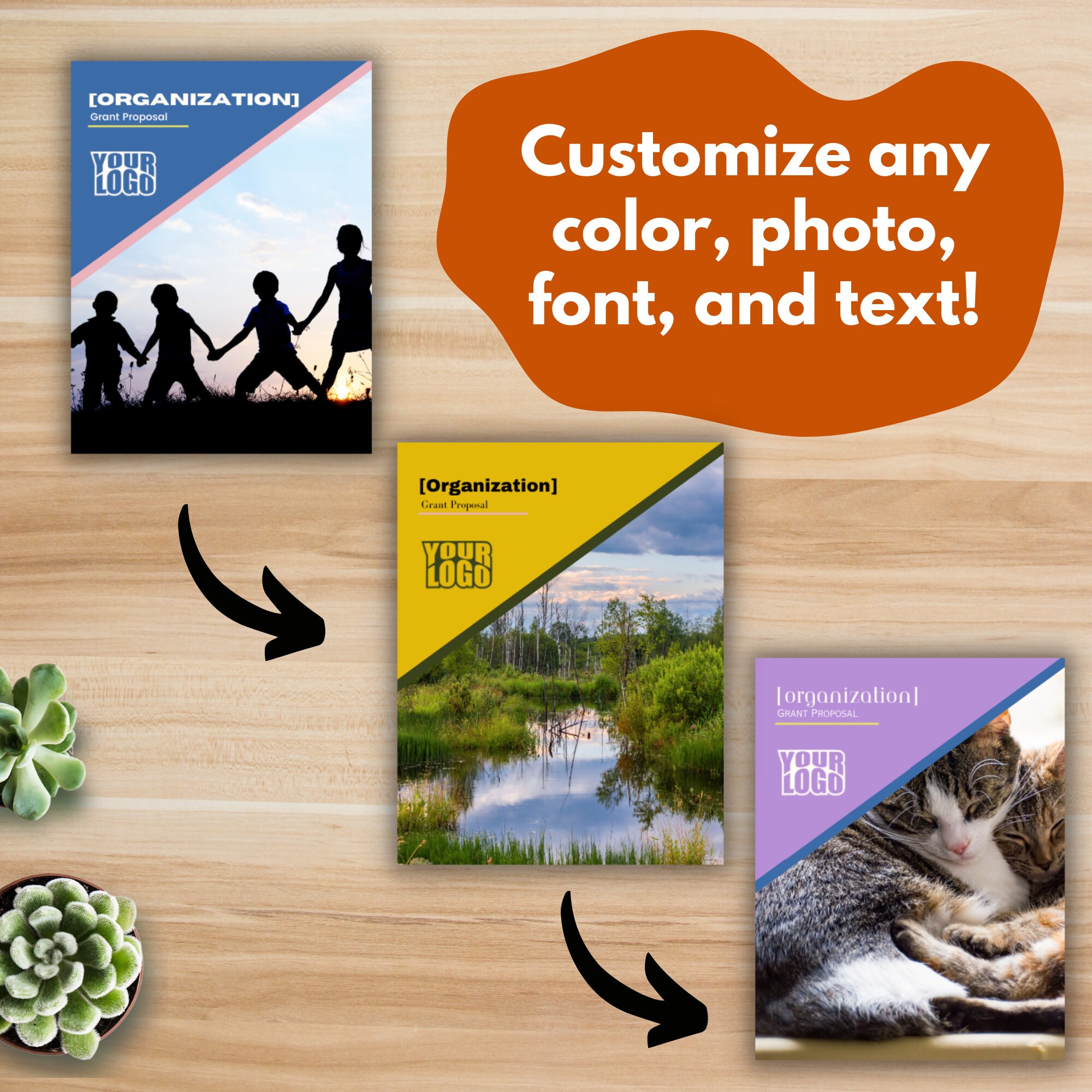 ULTIMATE GRANT PACKAGE - Canva Template, Fundraising Template ...