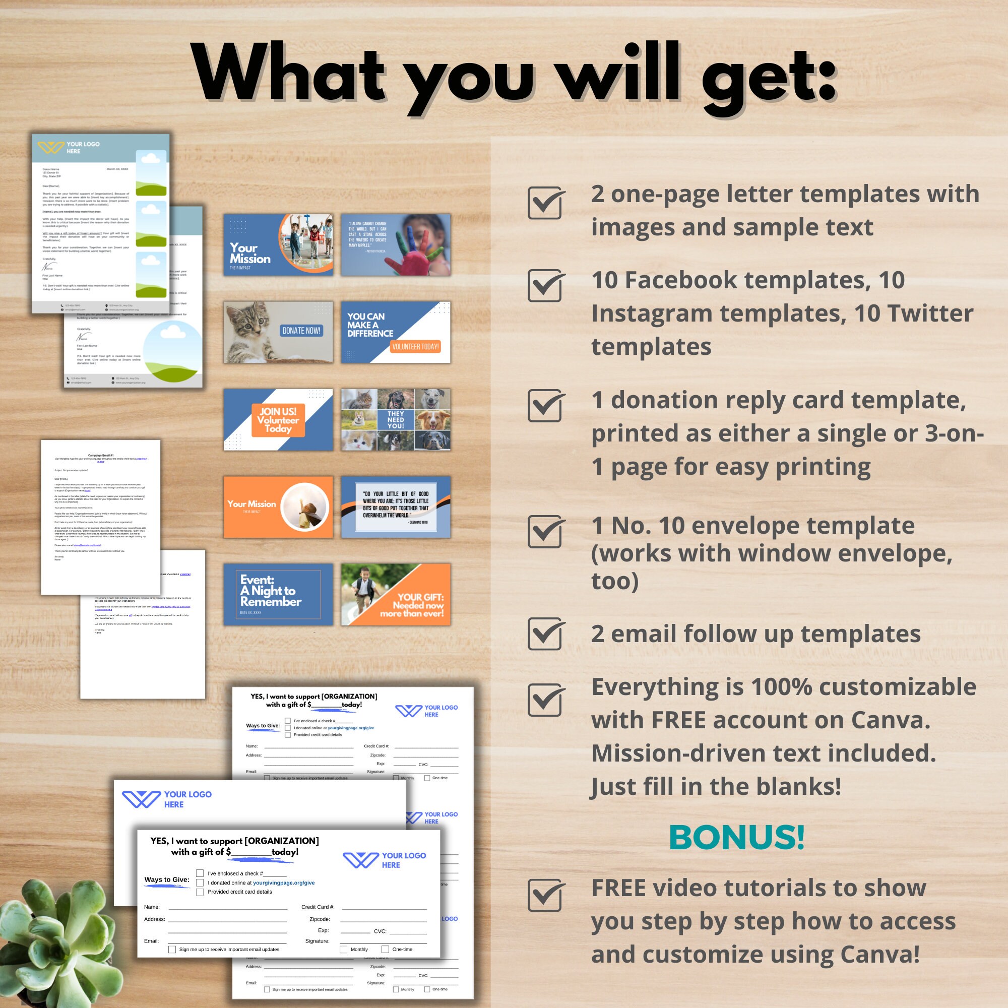 Fundraising campaign package templates — NonProfit Life