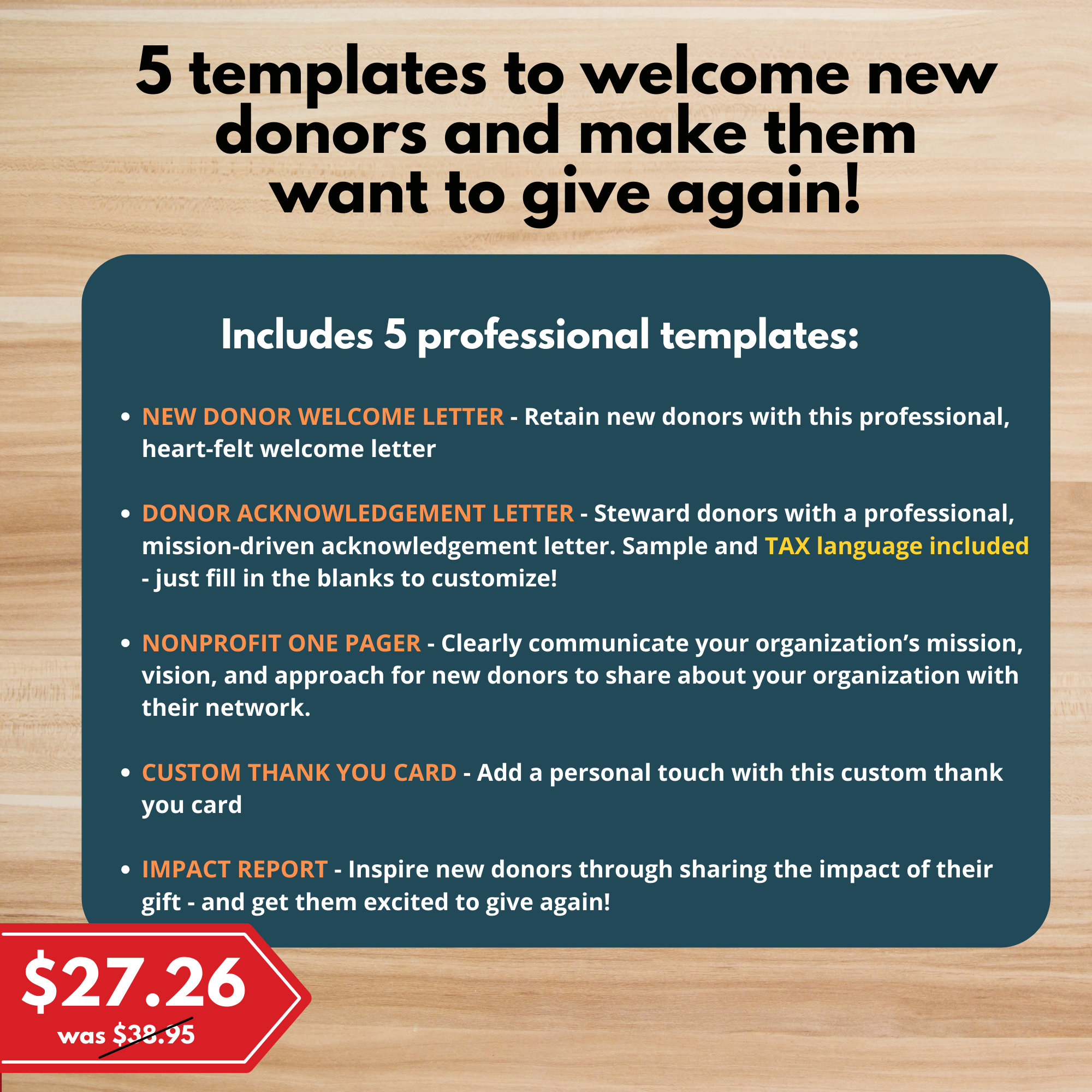 NEW DONOR WELCOME Package New Donor Package, Donation Letter, Welcome ...