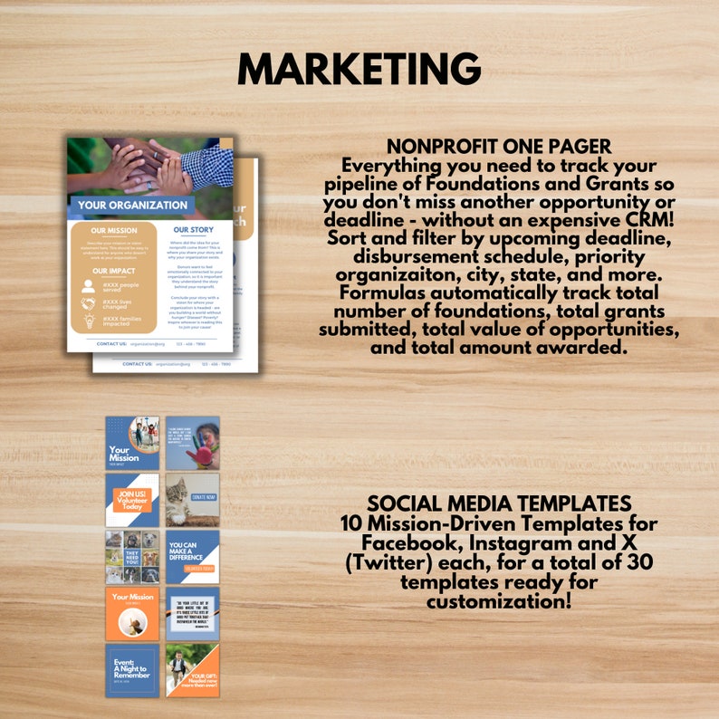 FUNDRAISING 101 BUNDLE - Fundraising, Nonprofit Templates, Canva ...