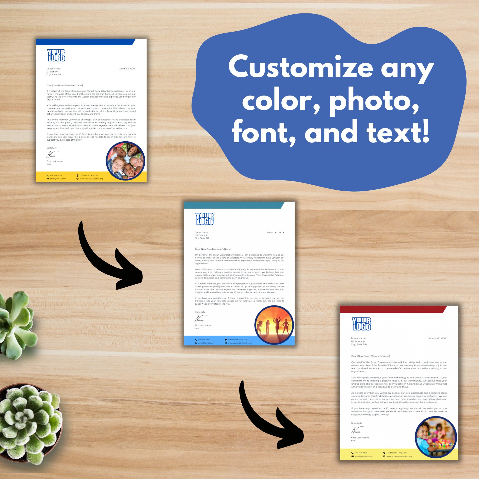 BOARD MEMBER WELCOME Letter - Canva Template, Board of Directors, New ...