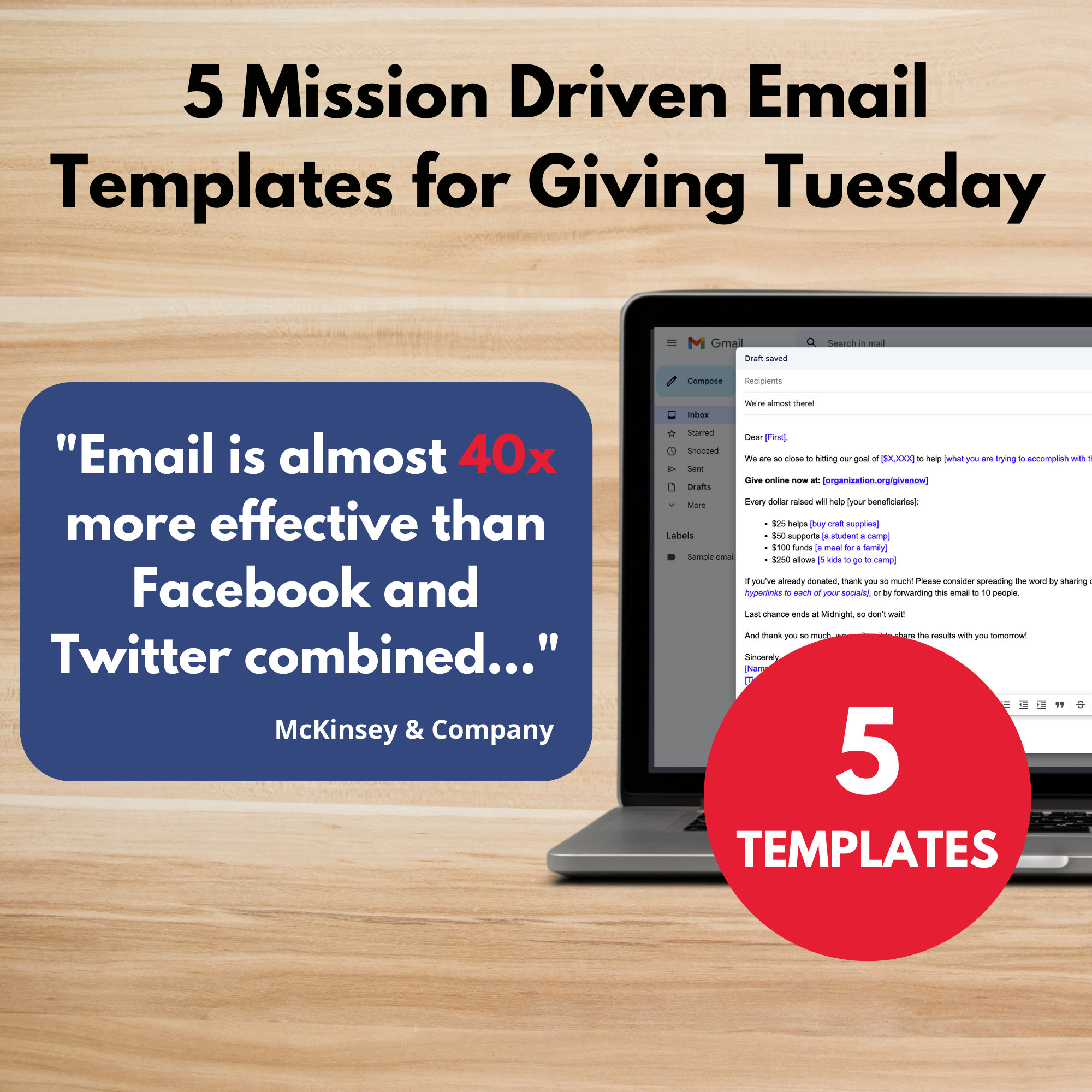 Giving Tuesday Email Templates — NonProfit Life