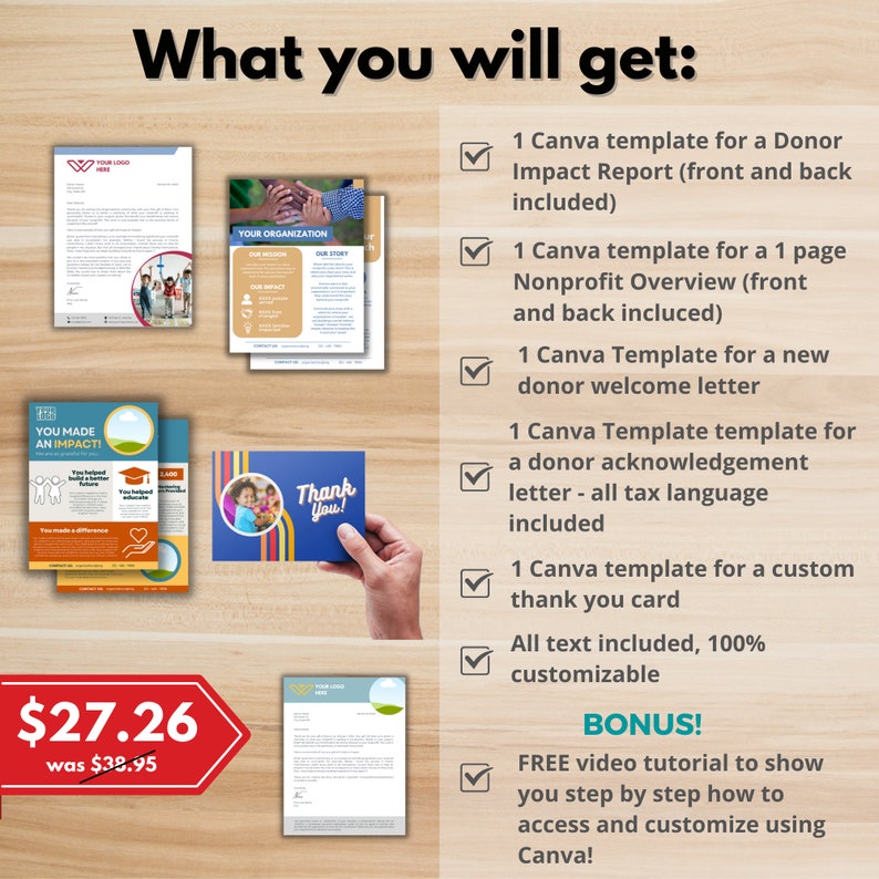 NEW DONOR WELCOME Package New Donor Package, Donation Letter, Welcome ...