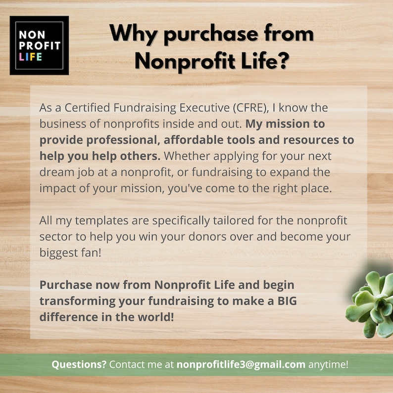 CASE FOR SUPPORT Template Canva Nonprofit Fundraising - Etsy
