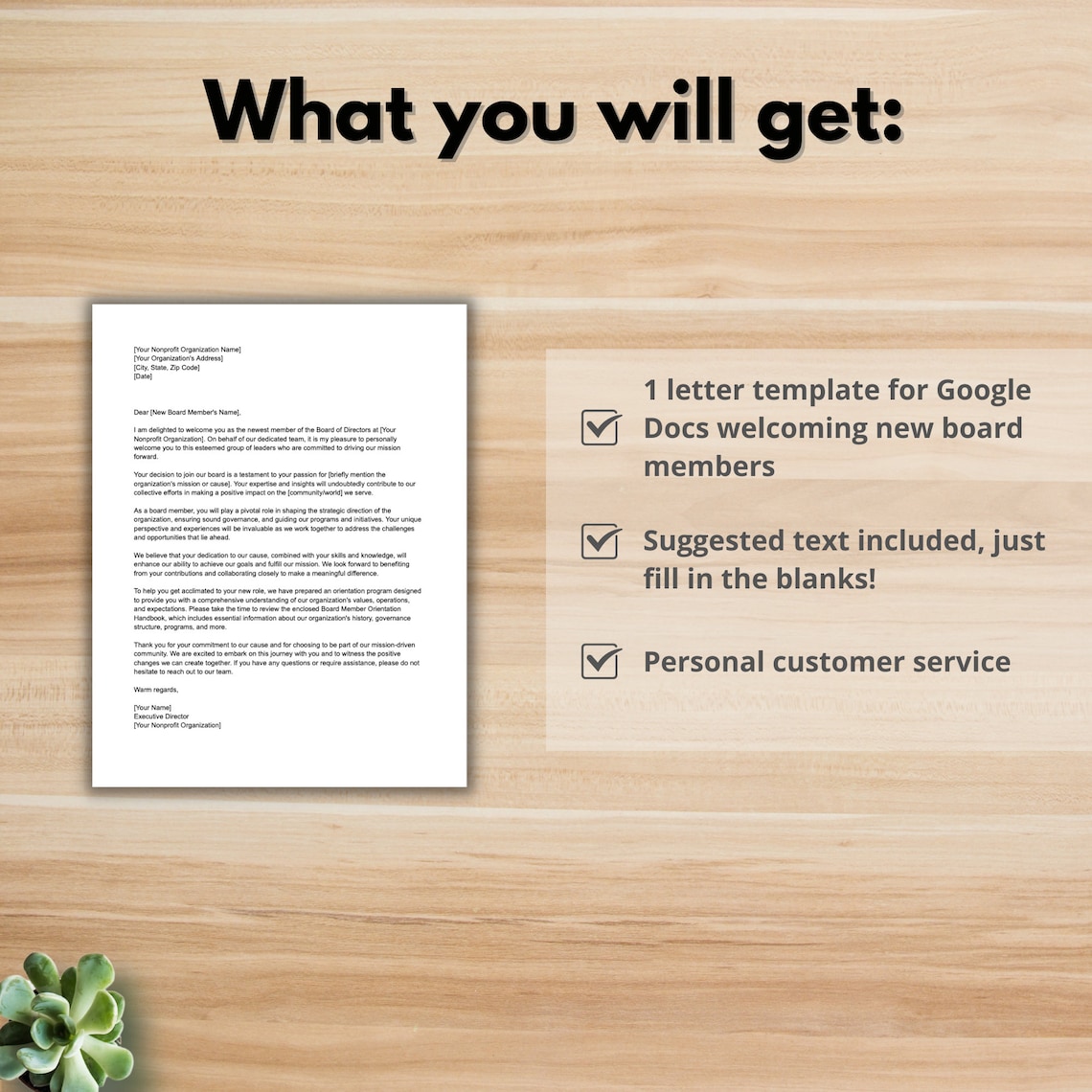 BOARD MEMBER WELCOME Letter Template - Board of Directors, New Board ...