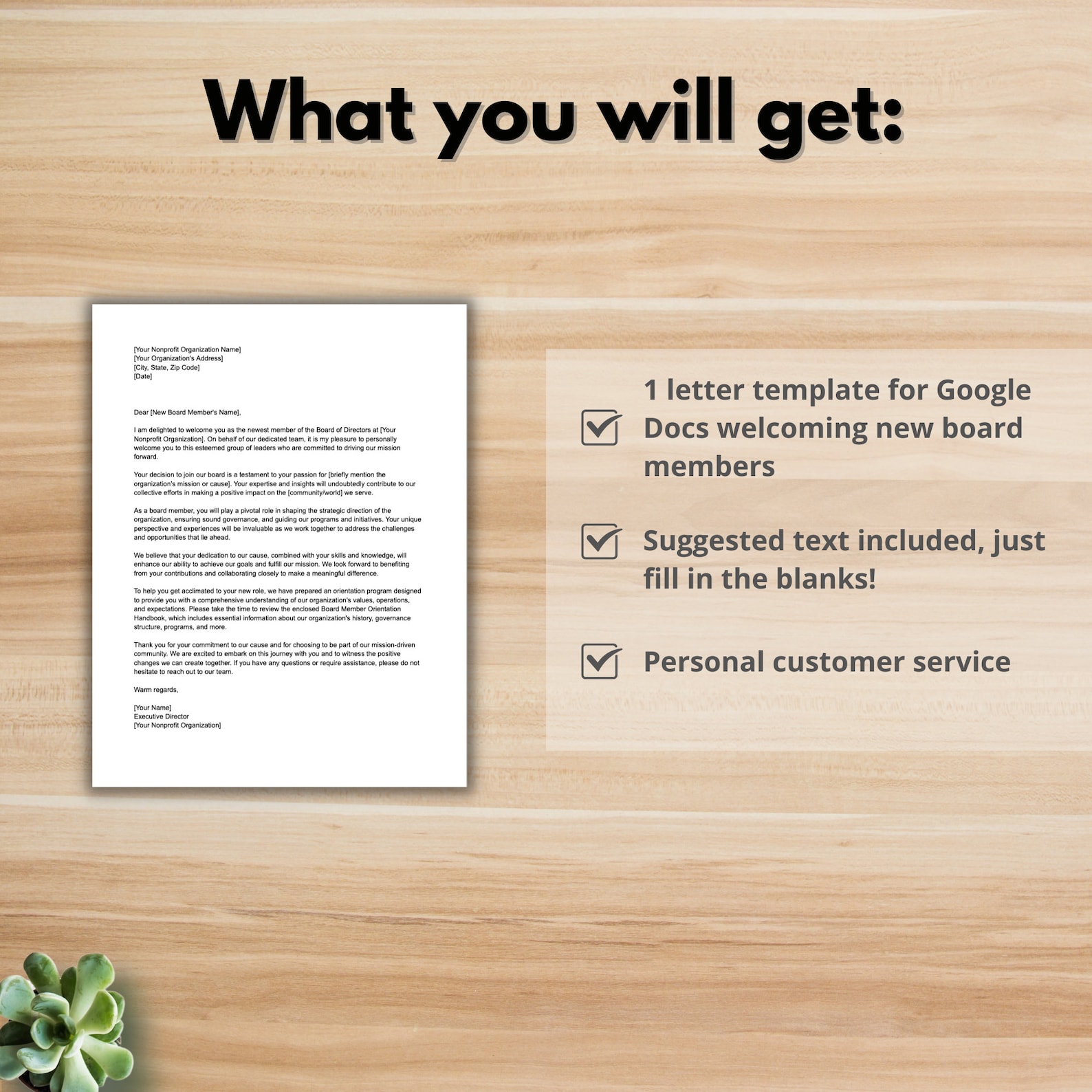 BOARD MEMBER WELCOME Letter Template - Board of Directors, New Board ...