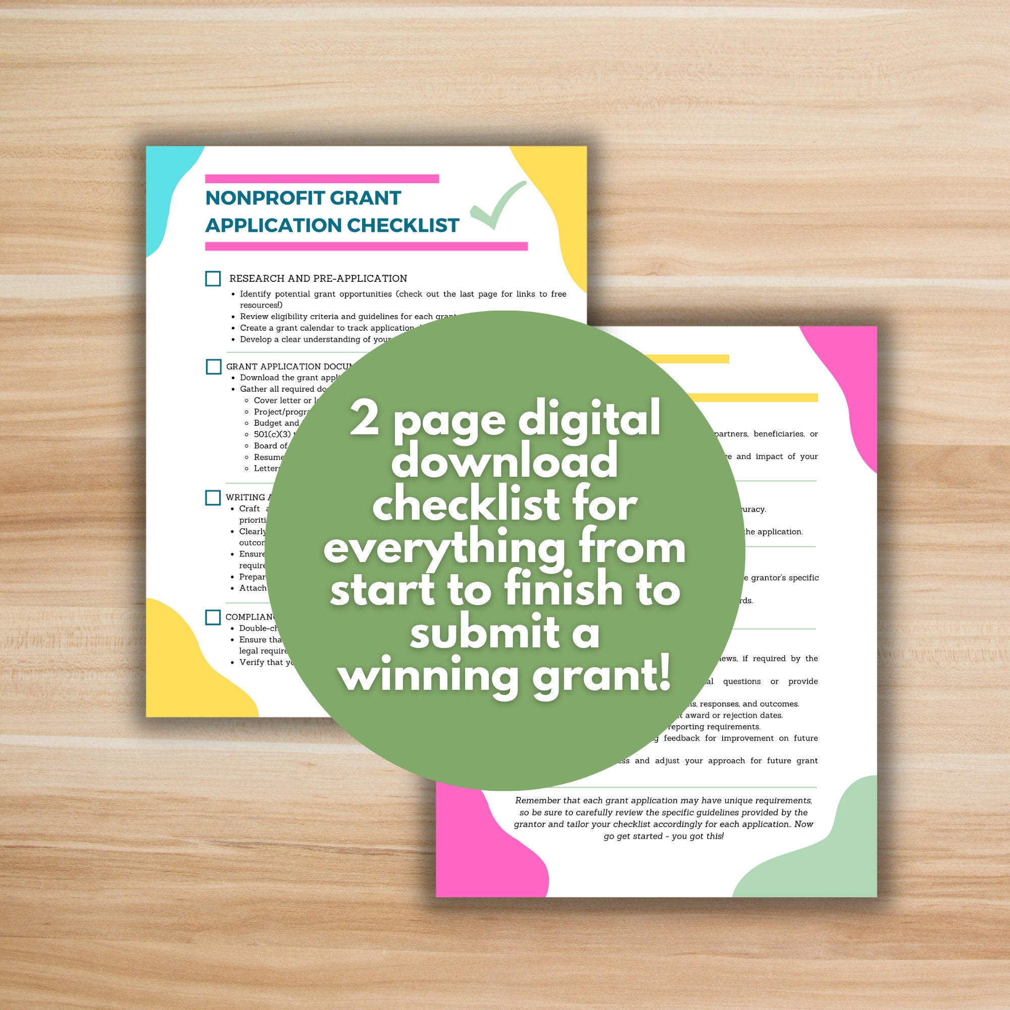 Grant tracker template — NonProfit Life