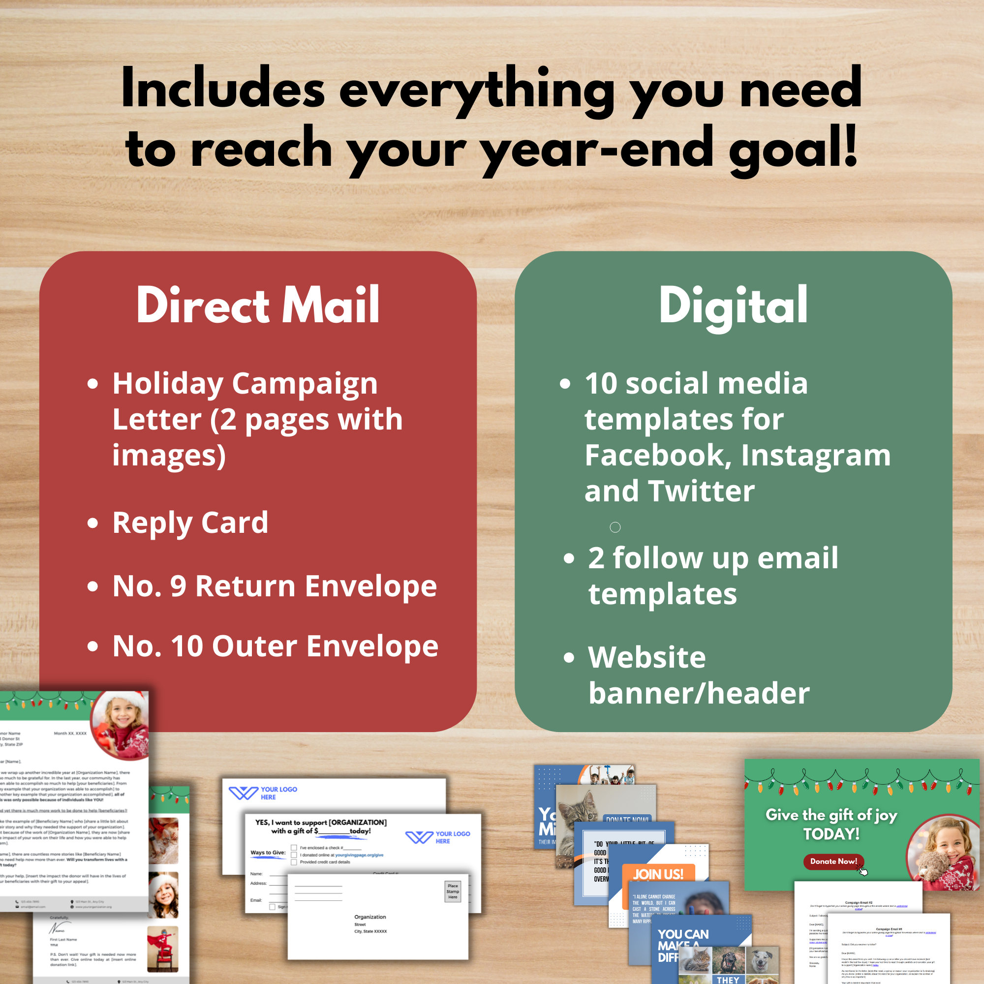 HOLIDAY FUNDRAISING PACKAGE - End of Year Campaign, Year End ...