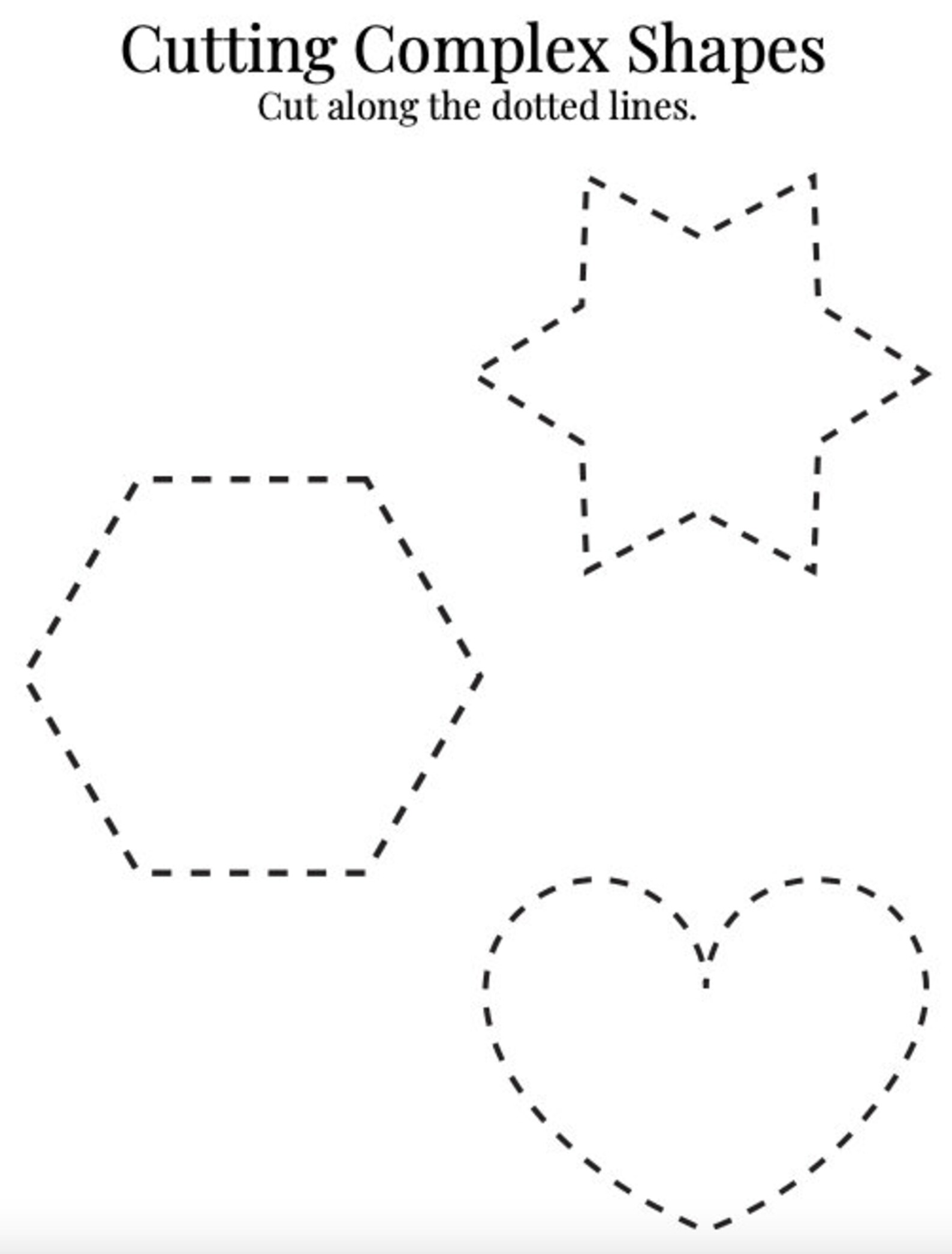 Printable Shapes To Cut